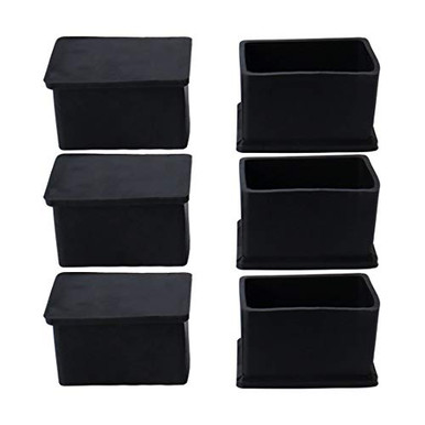 uxcell PVC Table Leg Cap End Tip Feet Cover Furniture Glide Floor ...
