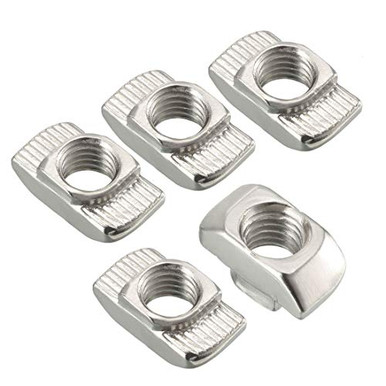 uxcell Sliding T Slot Nuts M8 Half Round Roll in T Nut for 4545 Series ...