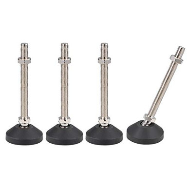 uxcell Furniture Levelers M10 x 98mm Threaded Adjustable Table Chair ...