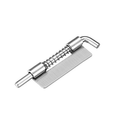 uxcell Spring Latch 3 Inch Left Handed Stainless Steel Barrel Bolt Lock ...