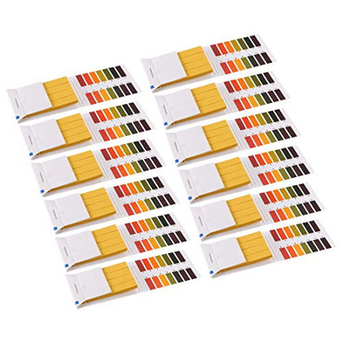 uxcell PH Test Strips 1 14 Indicator Paper Lab Litmus Tester 80in1 Kit ...