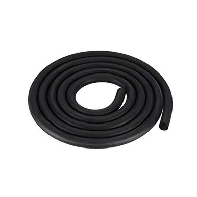 uxcell Foam Rubber Seal Weather Strip 6mm Diameter 1 Meter Long Black ...