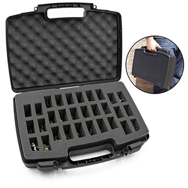 CASEMATIX Hard Shell Miniature Storage Travel Case 30 Figurine ...