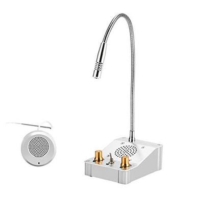 Window Intercom Elikliv Dual Way Window Speaker System Interphone Mini ...