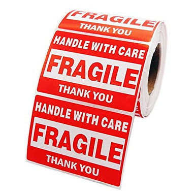 BESTEASY Fragile Stickers Do Not Drop Labels Handle with Care Shipping ...