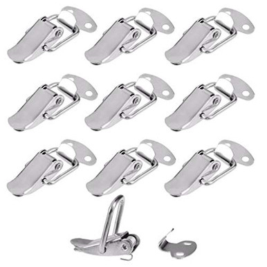 OBANGONG 10 Pcs Stainless Steel Spring Loaded Toggle Premium Latch ...