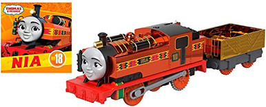 Thomas and Friends Celebration Nia Engine with Book - Warehousesoverstock