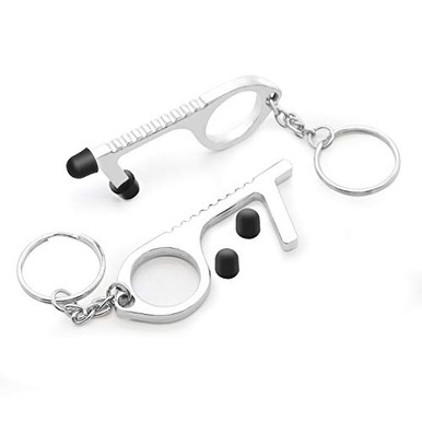 No Touch Door Opener Tool Handheld Keychain Tool Support Touch Screen ...