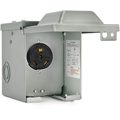Kohree 30 Amp RV Power Outlet Box 125 Volt Enclosed Lockable Nema TT ...