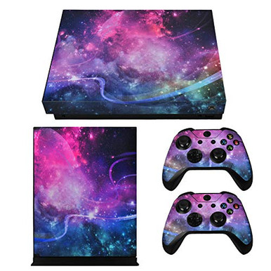 eXtremeRate Full Set Faceplates Skin Stickers for Xbox One X Console ...