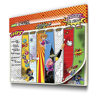 Super Hero Reward Chart Pad 26 Sheets of Responsibility Chore Charts ...