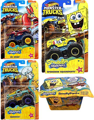 Krabs N Truck Spongebob Nick Monster Wheel Character Action Jam ...