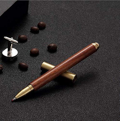 Luxury Rosewood Ballpoint Pen Toshine Elegant Fancy Nice Gift Pen for ...