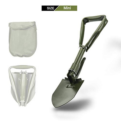 SUNHOO Collapsible Shovel Mini Folding Spade Shovels for Digging ...