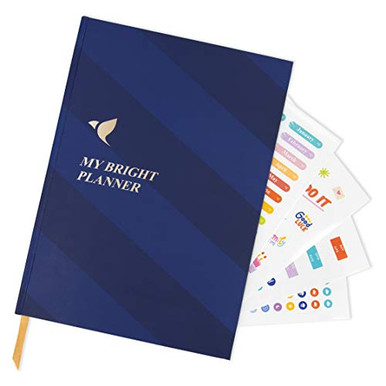 MYBRIGHT Planner Undated Planner 260 Pages 12 Months Financial Business ...