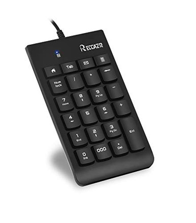 Numeric keypad, 23-Key USB Number Pad Portable, Financial Accounting ...