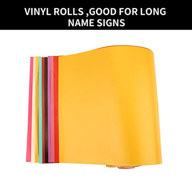 Premium Vinyl Adhesive Decal Roll Removable 12 x 47 Assorted Matte 8 ...