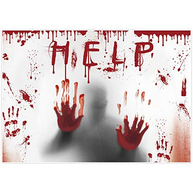 Allenjoy 7x5ft Halloween Theme Backdrop Horror Scary Hallowmas Help Me ...
