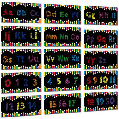 Alphabet Number Banner Alphabet Wall Classroom Decorations Bulletin ...