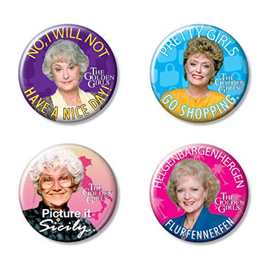 Ata Boy The Golden Girls Characters Set of 4 1 25 Collectible Buttons ...