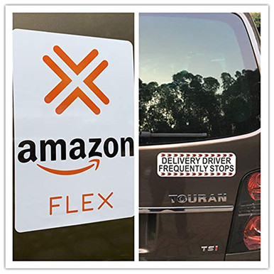 Car Signs for Flex Drivers Car Magnetic Sign Vehicle 2 Signs 1 8 5 x 9 ...