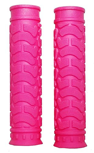 Fito Rubber Handlebar Grips Pink for Beach Cruiser Bike Fixie Fixed ...