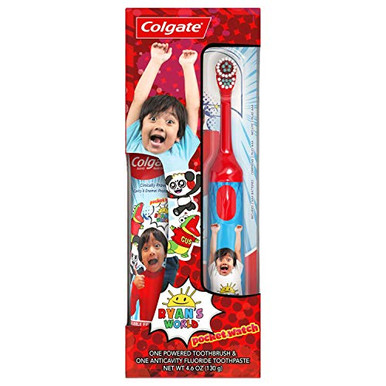 Colgate Kids Toothpaste and Battery Powered Toothbrush Set Ryan s World ...