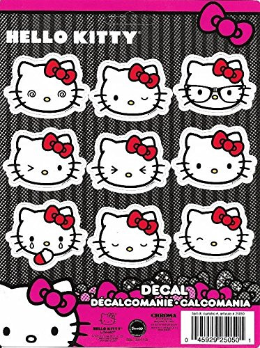 Chroma Graphics Hello Kitty Emojis 9 pc Stick Onz Decal ...