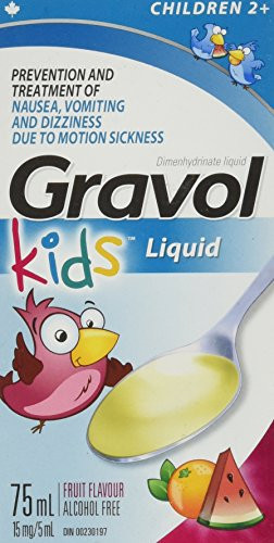 Children s Liquid GRAVOL for Nausea Vomiting Dizziness Motion Sickness ...