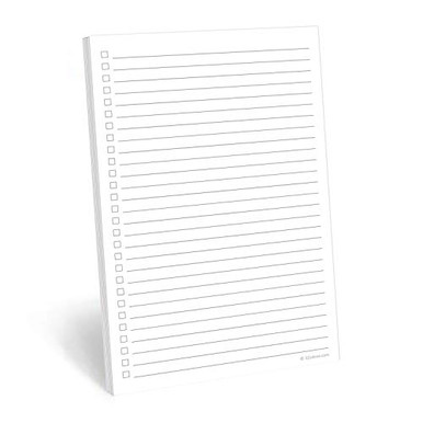 321Done Checklist Notepad Planning Pad 50 Sheets 5 5 x 8 5 to Do Tear ...