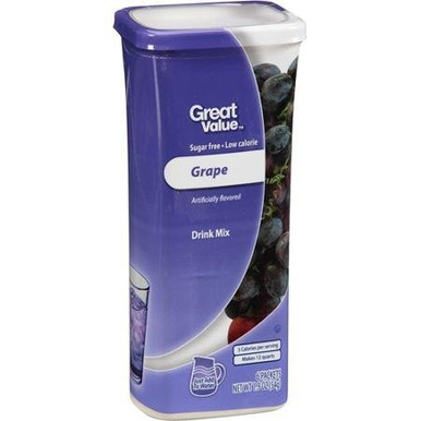 Great Value Grape Drink Mix 1 9 Oz 6 Packets 2 Pack - Warehousesoverstock