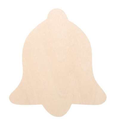Darice 9133 74 Wood Bell Shape Cutout 3 1 2 Inch - Warehousesoverstock