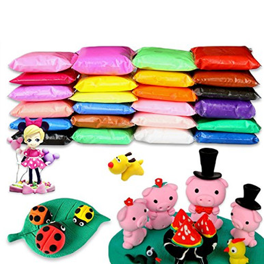 BBLIKE Air Dry Clay,Ultra Soft Polymer Clay Soft Modeling Craft ...