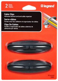Legrand Wiremold CM81 Cable Clips Adhesive Backed Cord And Cable ...
