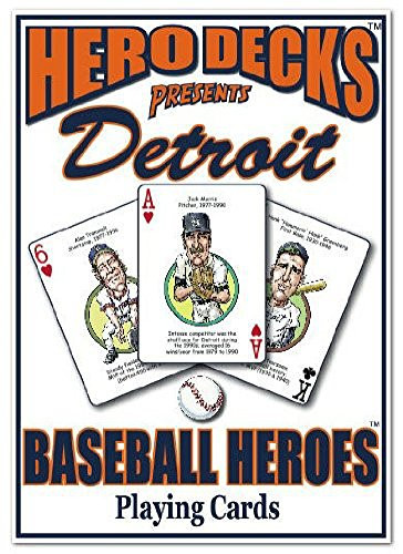 Channel Craft Hero Decks Detroit Tigers Playing Cards - Warehousesoverstock