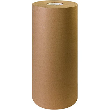 BOX USA Kraft Brown Paper Roll 60 20 x 600 100 Recycled Paper Ideal for ...