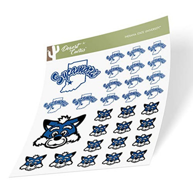 Indiana State University ISU Sycamores NCAA Sticker Vinyl Decal Laptop ...
