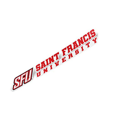 Saint Francis University SFU Red Flash NCAA Name Logo Vinyl Decal ...