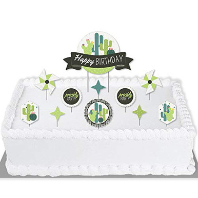 Big Dot of Happiness Prickly Cactus Party Fiesta Birthday Party Cake ...