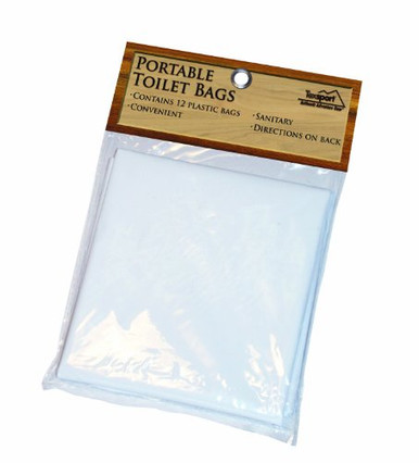 Texsport Disposable Urine Fecal Waste Bags for Portable Toilets ...