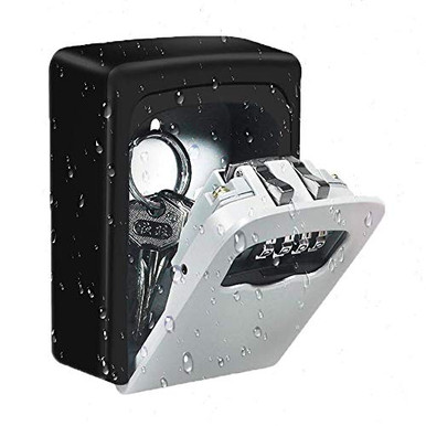 Suliper Key Lock Box Outdoor Safe Box Real Estate Lock Box for Keys 4 ...