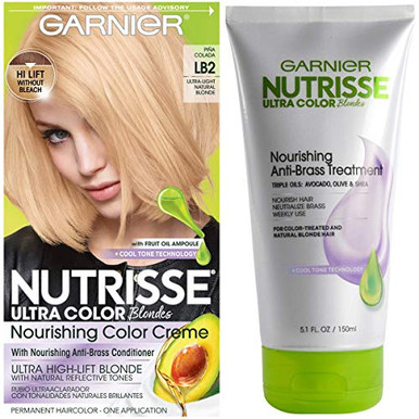 Garnier Nutrisse Ultra Color Hair Color Anti Brass Treatment LB2 Ultra ...
