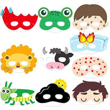Kitticcino Forest Animals Paper Masks Animal Cosplay Camp Themed Party ...