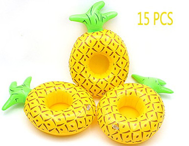 Pineapple Drink Pool Float Inflatable Floating Pineapple Drink Holde ...