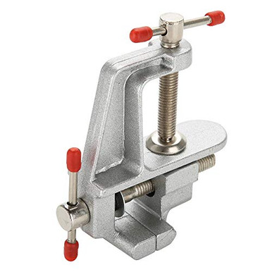 Bench Vise Aluminum Alloy 360 Degrees Universal Bench Vise Mini ...