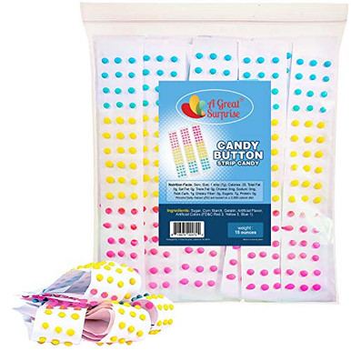 Candy Buttons Strips Approximately 50 Strips Bulk Button Candy - Warehousesoverstock