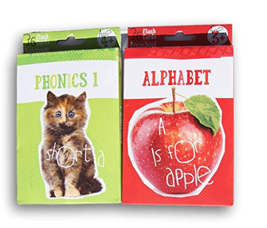Bendon Flash Cards - Alphabet and Phonics Set - 72 Count ...
