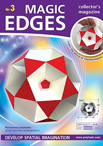 Magic Edges. Polyhedra 3D Paper Model Kit. Issue 3. Small ...