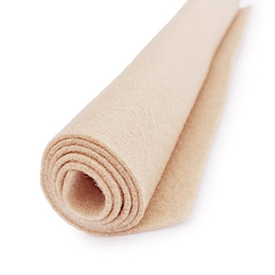 Blush Pinkish Tan Caucasian Skin Premium Acrylic Felt XL Craft Sheet 3 ...