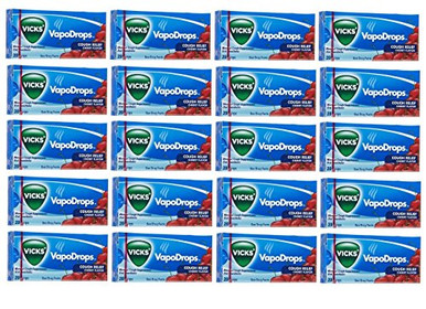 Vicks Vapodrops Candy Cough Relief Cherry Flavor Cough Suppressant and ...